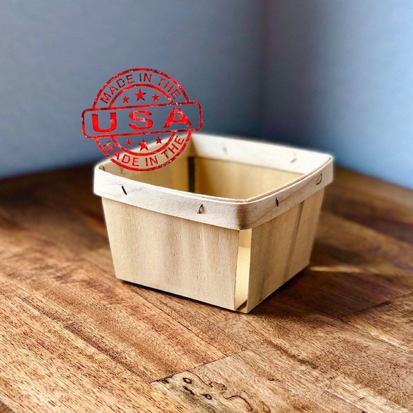Wood Berry Baskets - Etsy