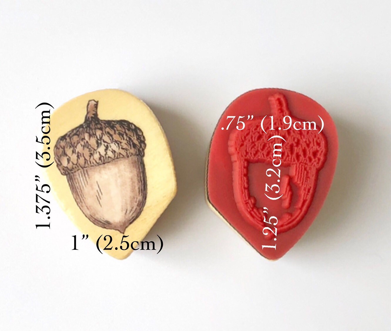 Fall Rubber Stamp Set, Nature Craft Stamps - Etsy