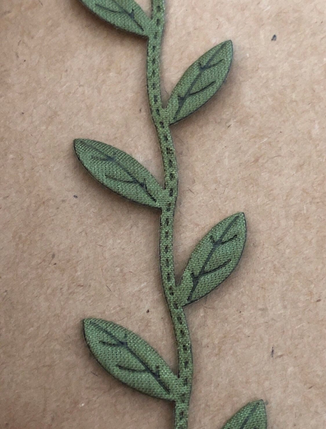 Green Leaf Ribbonleaf Trimrustic Ribbon Woodland - Etsy