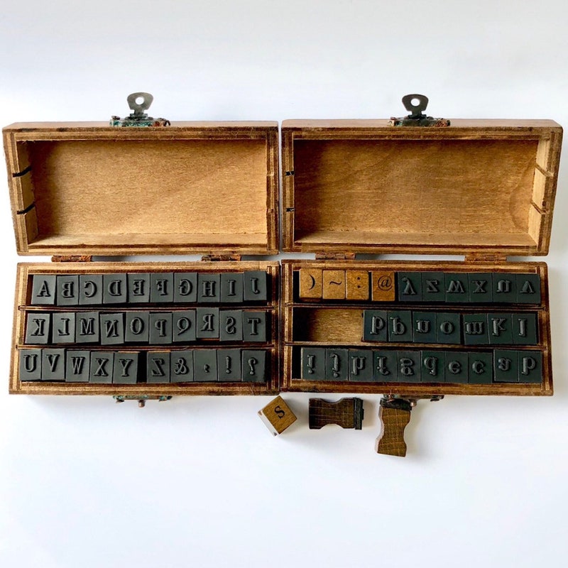 Alphabet Stamp Set - Etsy