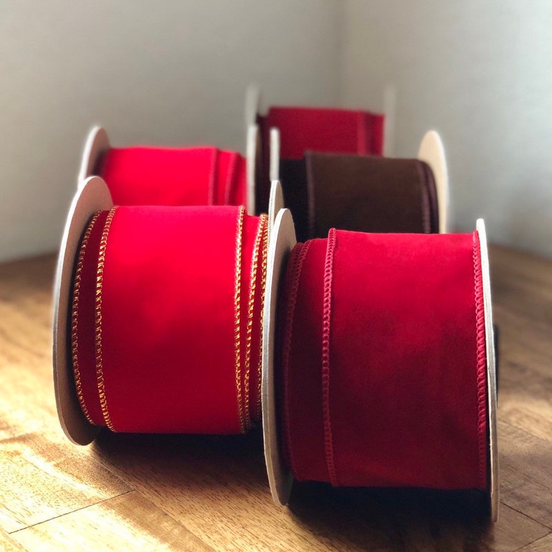 Bulk Velvet Ribbon - Etsy