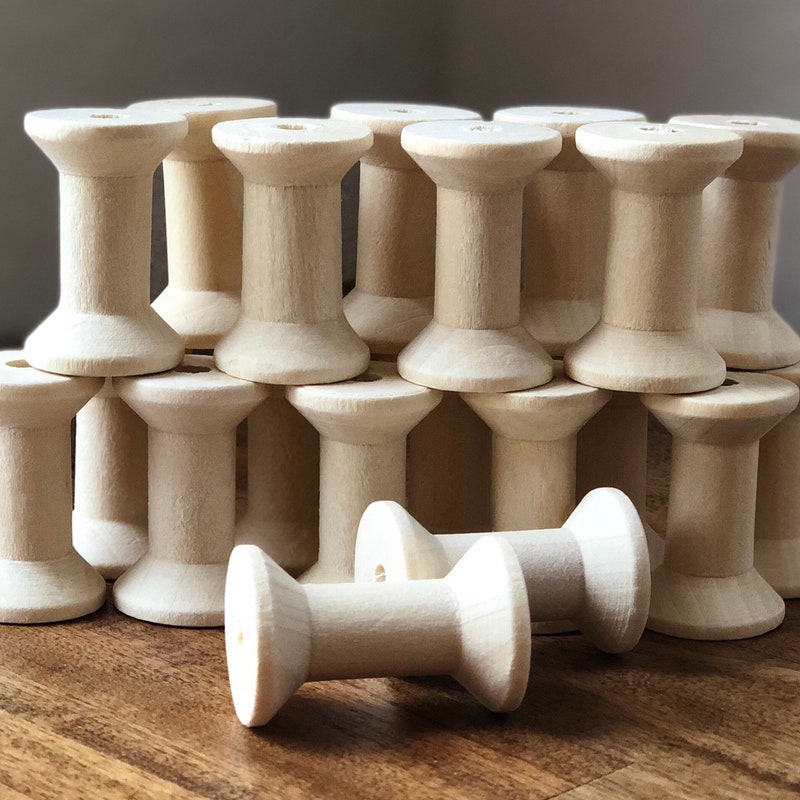 Wooden Spools - Etsy
