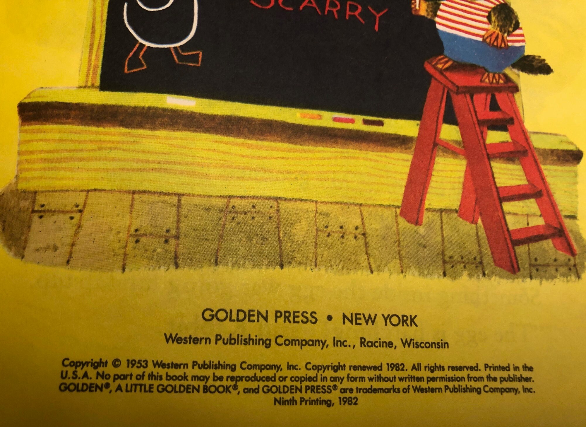 Vintage 1982 Rabbit and His Friends by Richard Scarry Little Golden ...