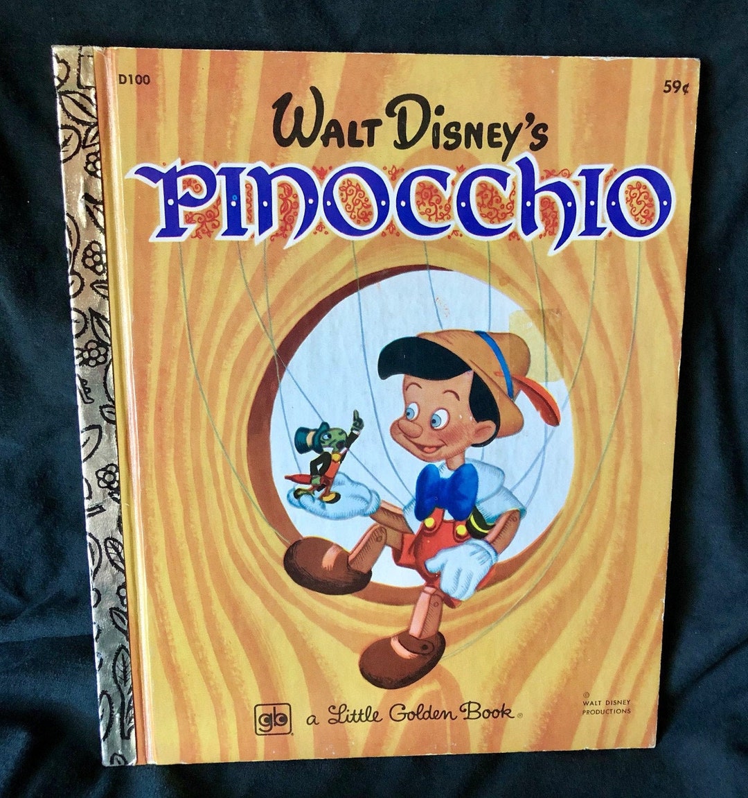 Vintage Walt Disney's Pinocchio Little Golden Book - Etsy