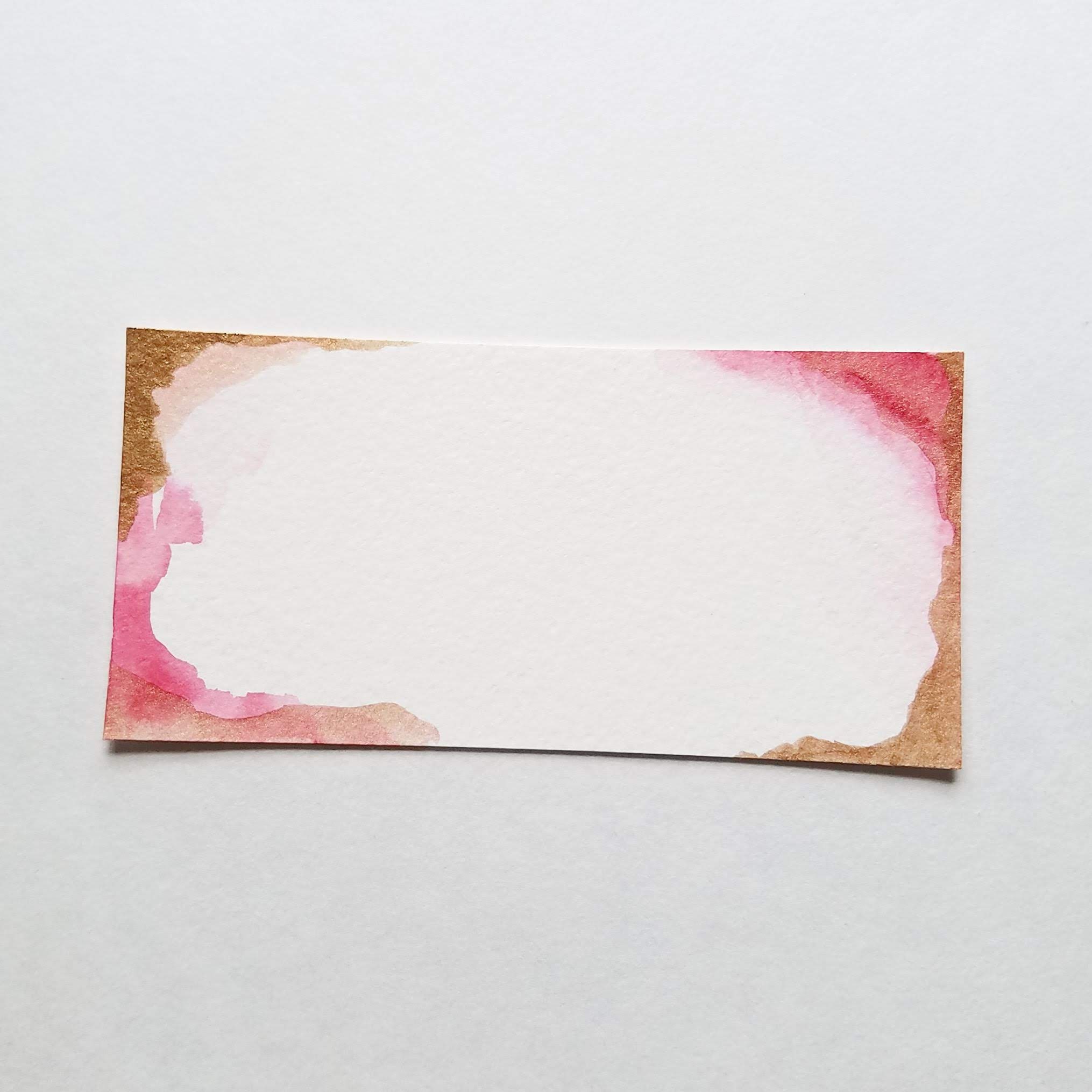 Red and Gold Watercolor Place Cards Wedding Seating Chart | Etsy