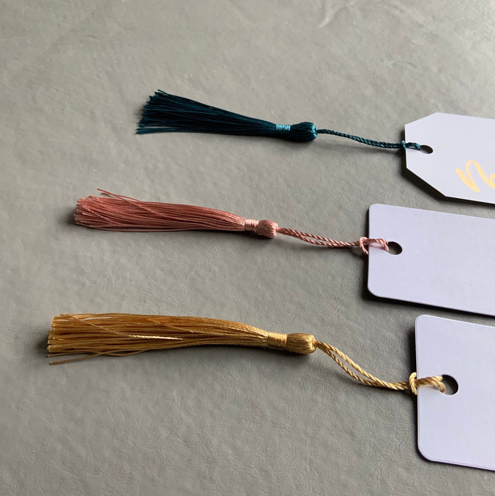 Custom Personalized Bookmarks With Tassel Etsy