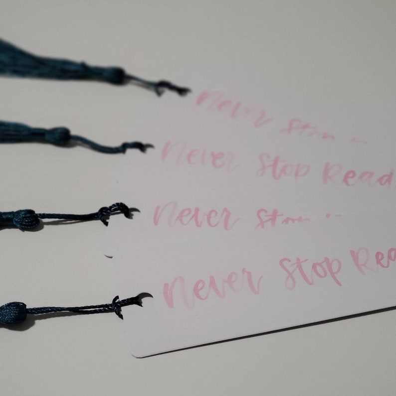 Custom Personalized Bookmarks with Tassel | Etsy