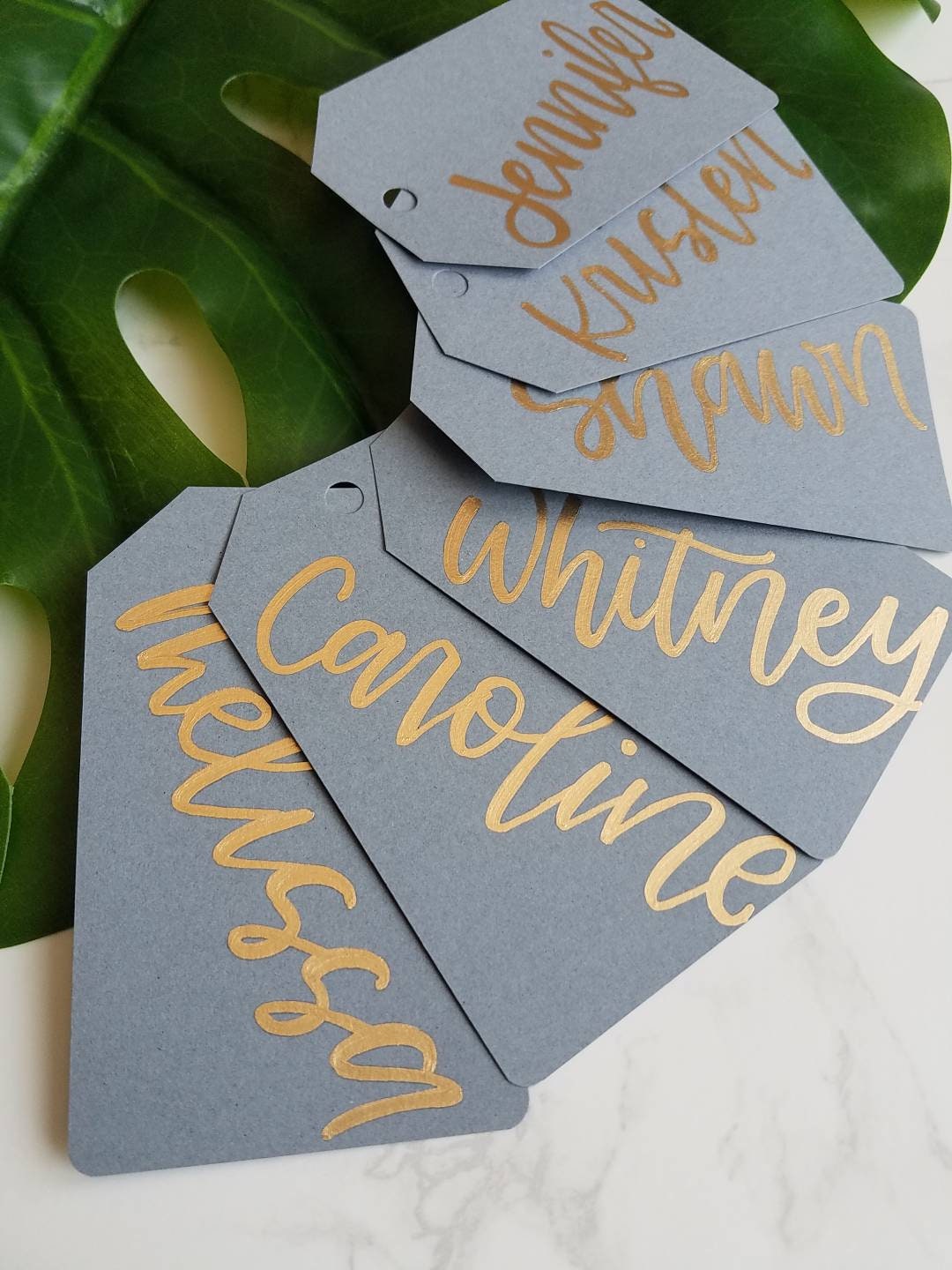 Custom Handwritten Gift Tags: Single Side Cardstock - Etsy