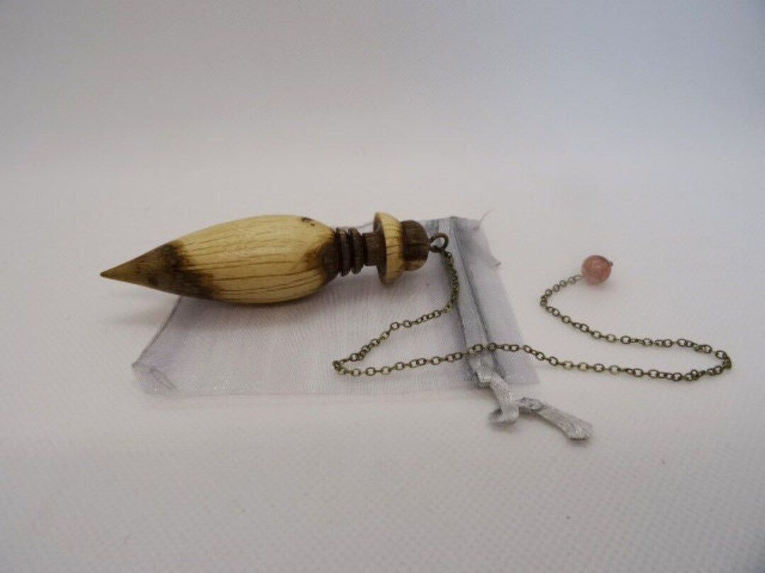Handmade Oak Wood Divinatory Pendulum, Dowsing Pendulum, Thoth Pendulum ...