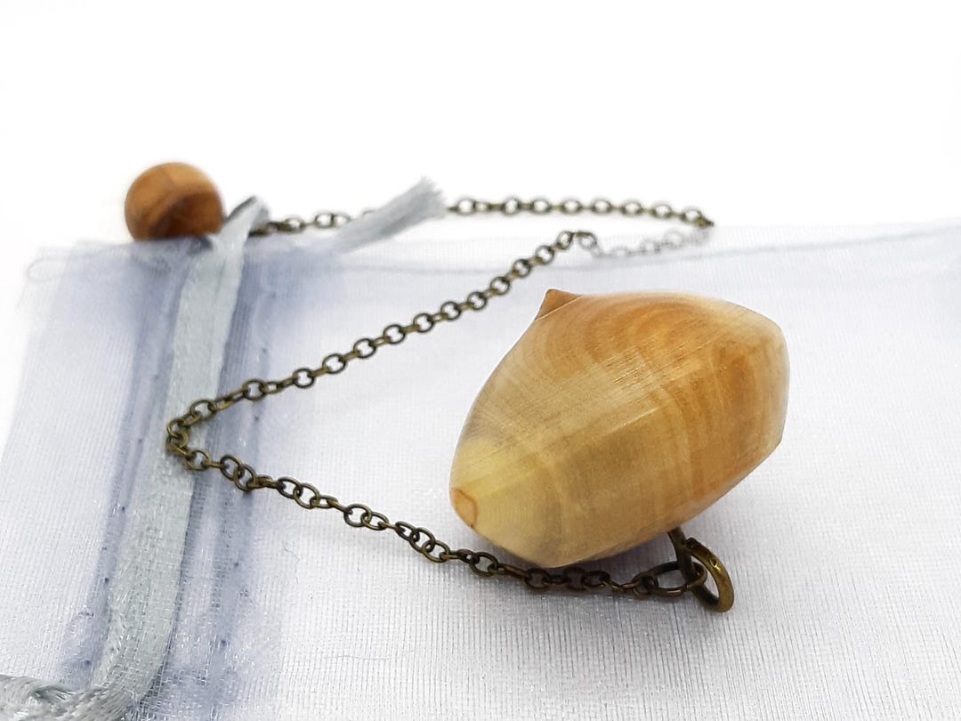 Pendule divinatoire en buis – Bois sacré – Radiesthésie – Forme unique ...