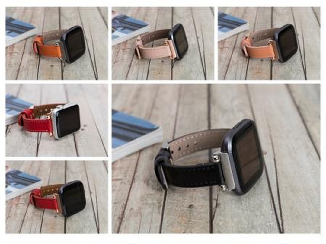Custom Slim Fitbit Versa 3 Band Fitbit Sense 2 Band Leather - Etsy