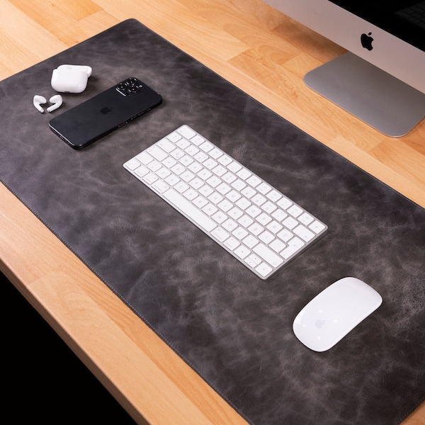 Grey Desk Mat - Etsy