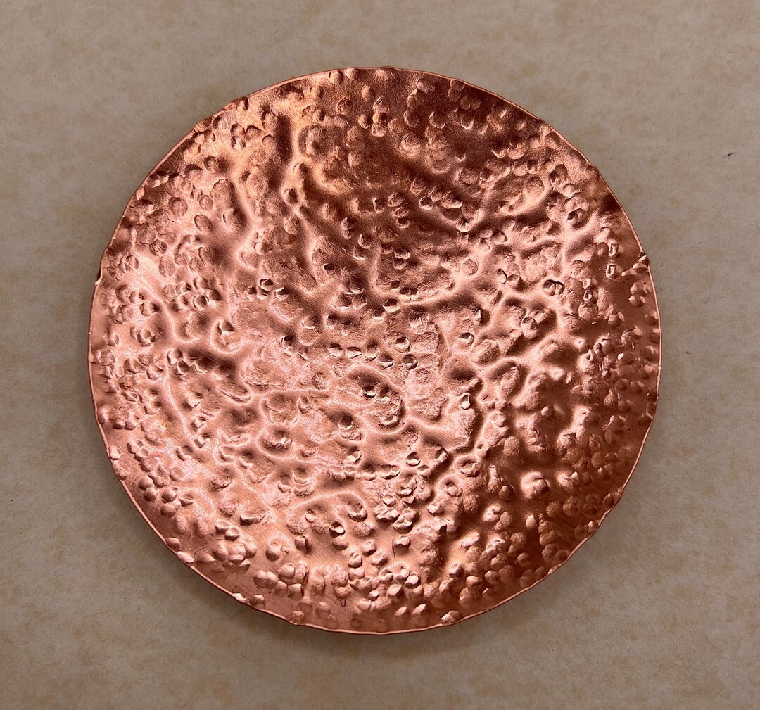 Hammered Copper Trinket Dish, Ring Holder, Copper Hand Forged Bowl ...