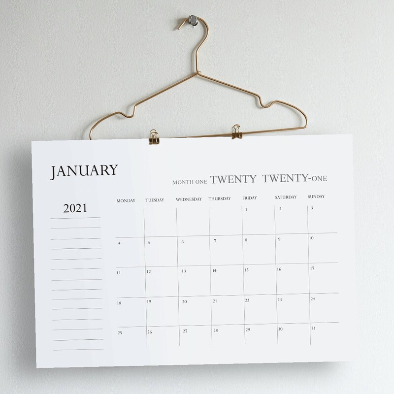 2020 Wall Calendar - Etsy