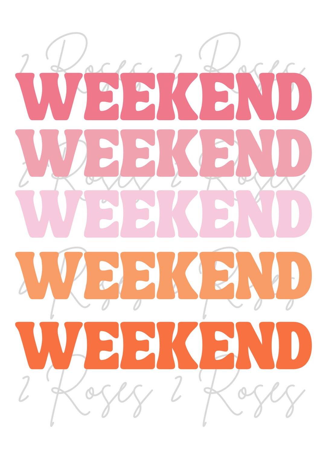 Weekend, Vibes, SVG, PNG, Print and Cut, Clip Art, Instant Download ...