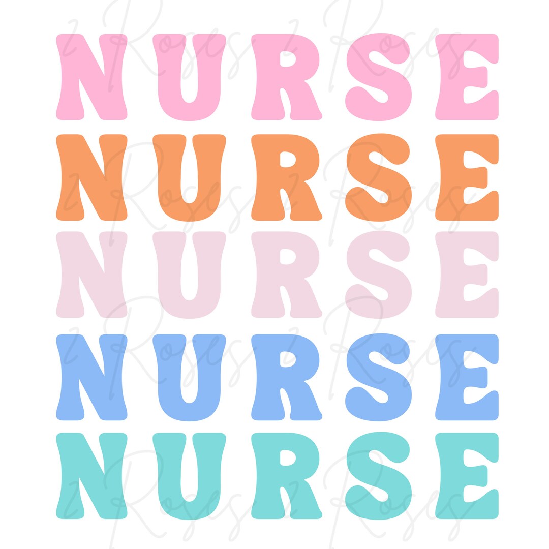 Nurse, SVG, PNG, Instant Download, Print and Cut, Cut File, Stickers ...