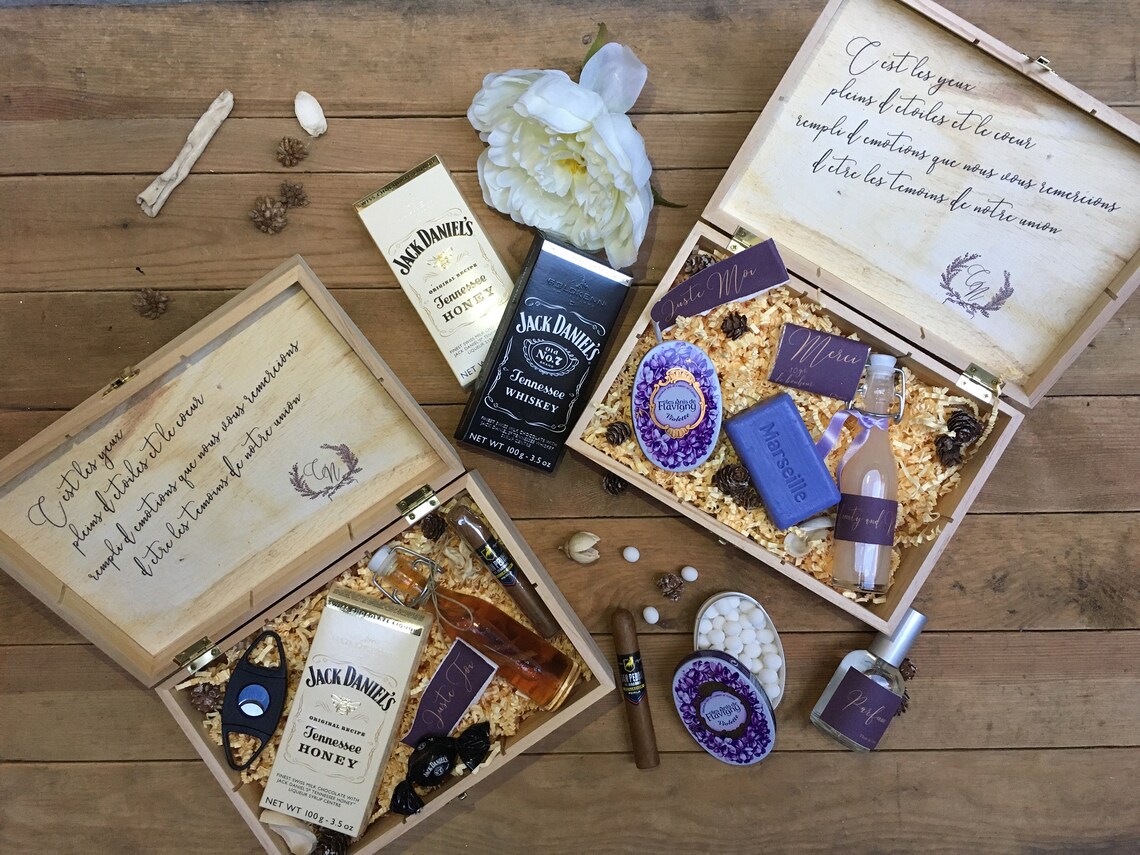 Box yasmine Witness Request Wedding Witness | Etsy