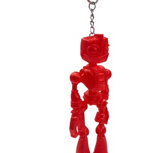 Keychain Robot Fidget, 3d Print, Fidget, Stocking Stuffer, Flexi Robot ...
