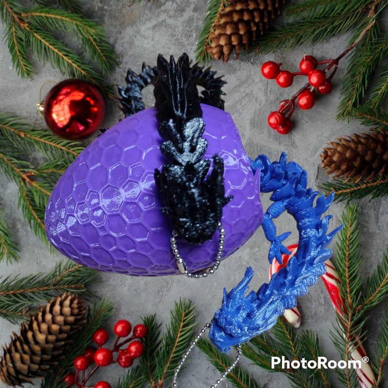 12 Inch Dragon With Egg Flexible Dragon Game of Thrones - Etsy