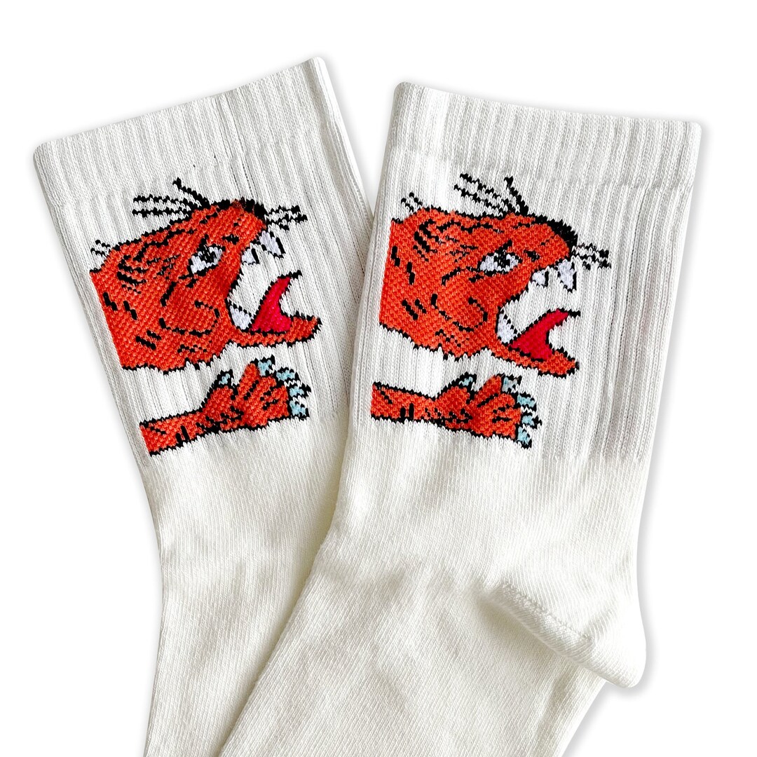 Tiger Socks, Tiger Illustration Socks, Tiger Gifts, Christmas Gifts ...