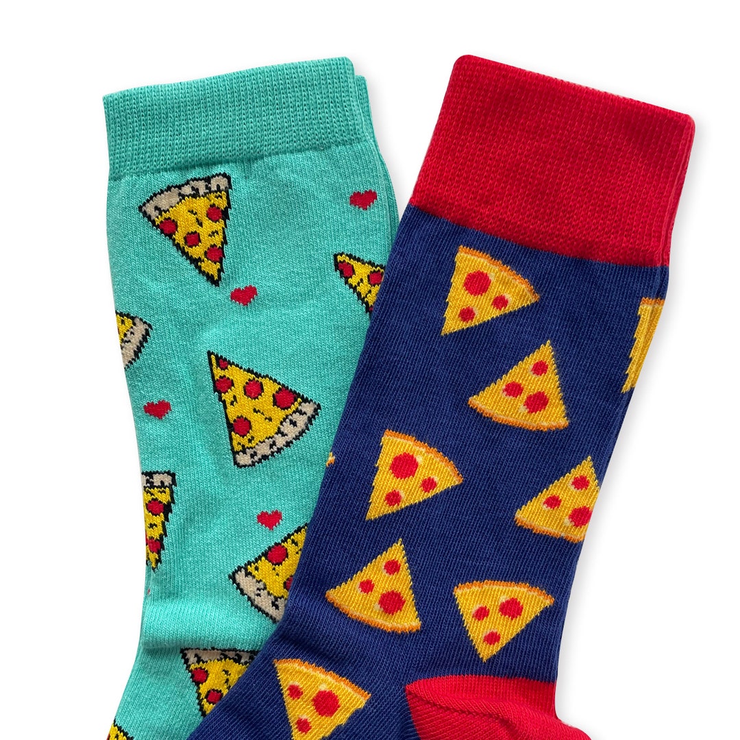 Pizza Socks Funny Pizza Socks Pizza Slice Socks Gastronomy - Etsy UK