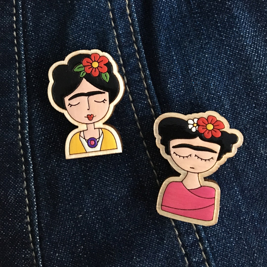 Épingles Frida Cadeau Frida Badge fait à la main Broches - Etsy France