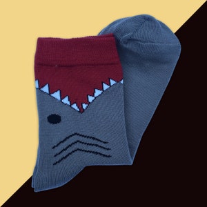 Shark Socks, Shark Design, Shark Gift, Shark Bite Socks, for Whole ...