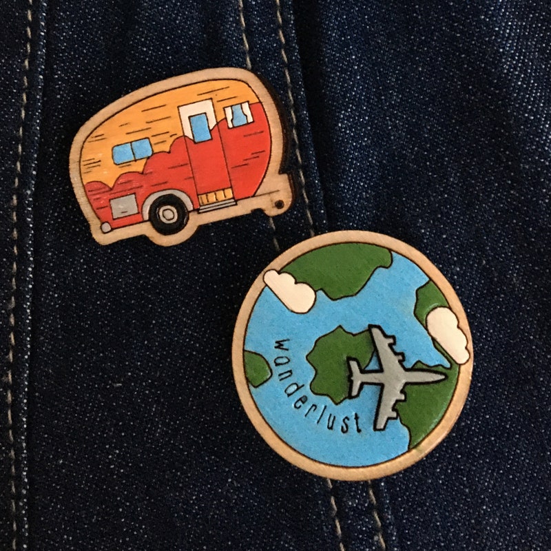 Earth Pins - Etsy