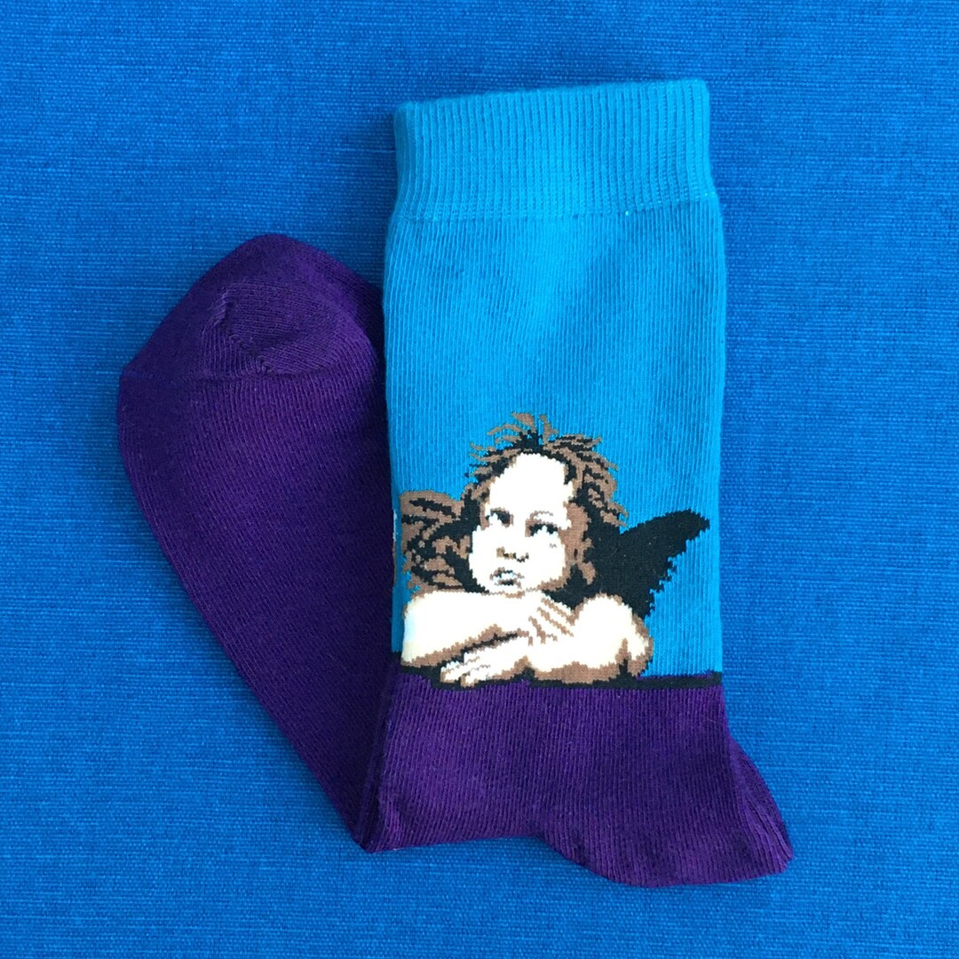 Angel Socks, Renaissance Socks, Artist Socks, Art Socks, Gift for Art ...