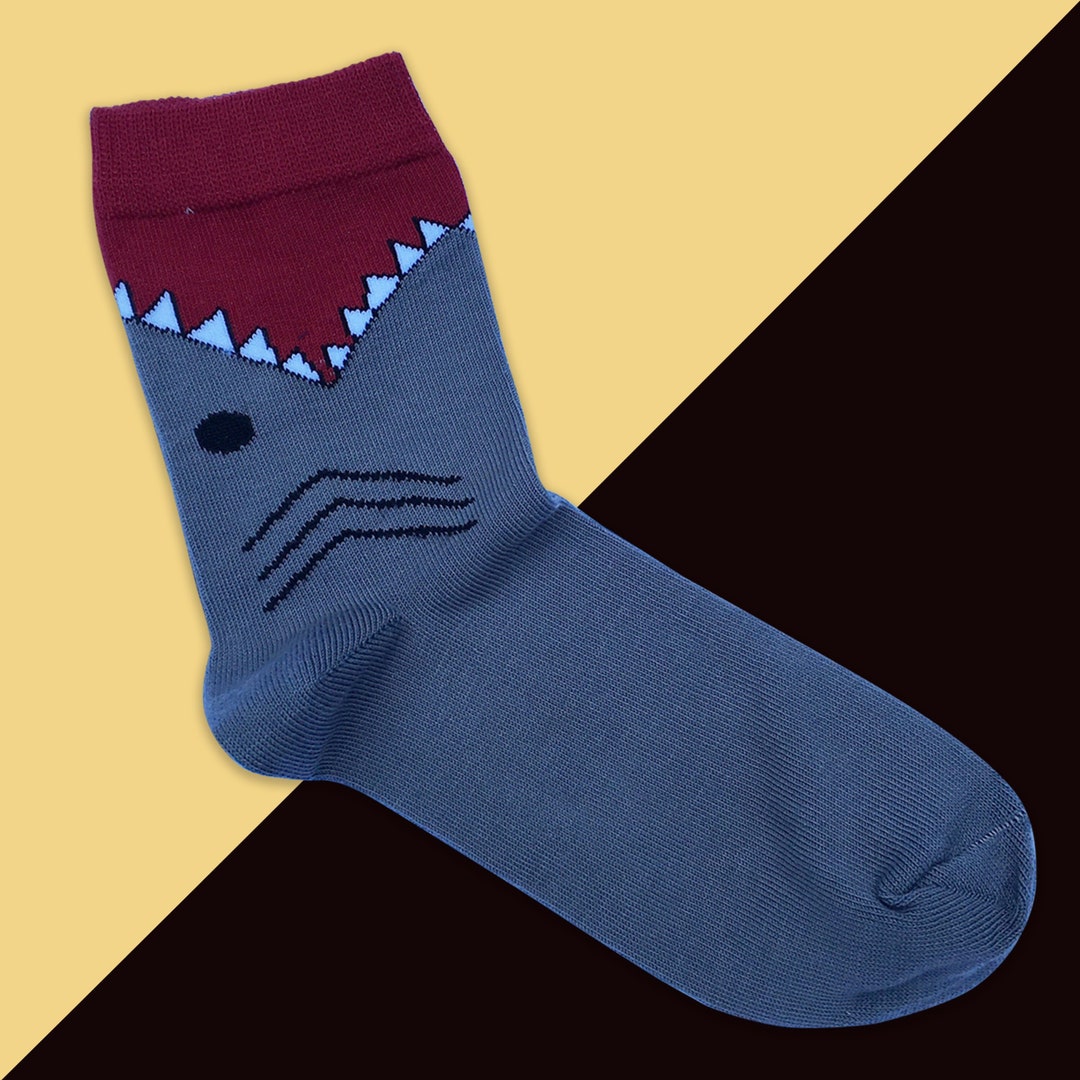 Shark Socks, Shark Design, Shark Gift, Shark Bite Socks, for Whole ...
