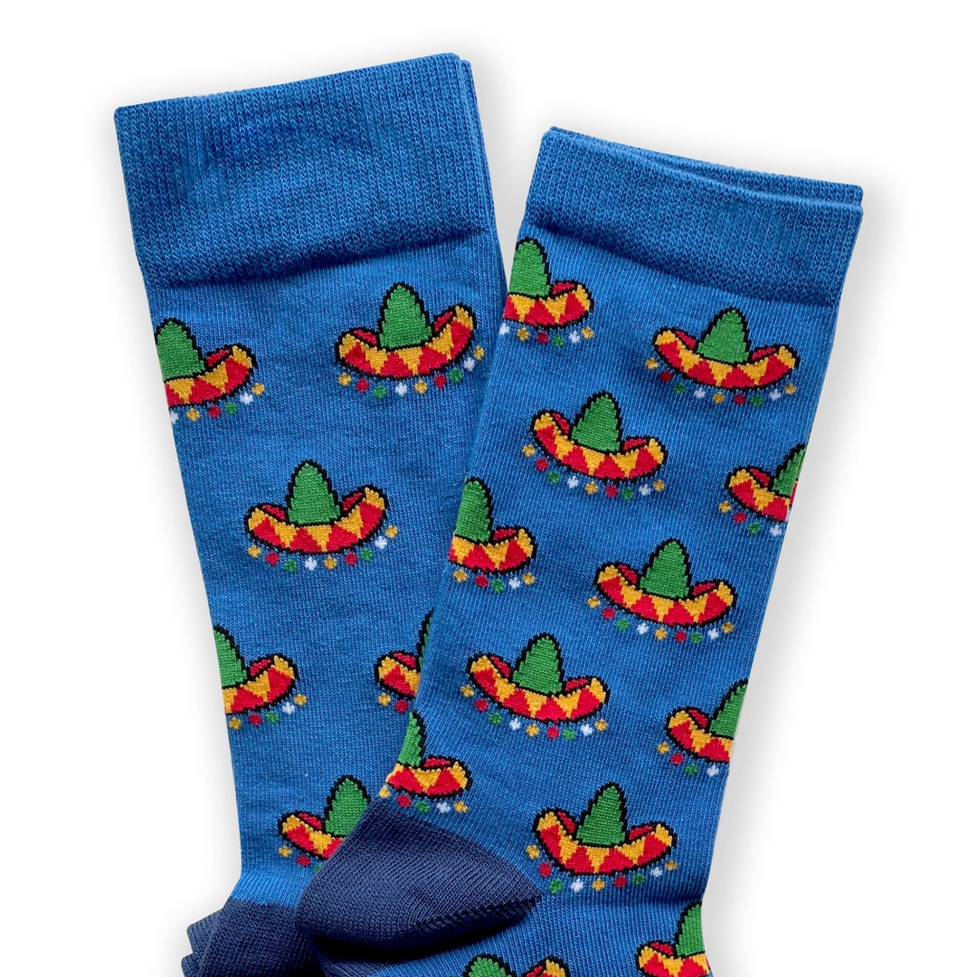 Sombrero Socks, Mexican Hat Socks, Mexico Socks, Mariachi Socks ...