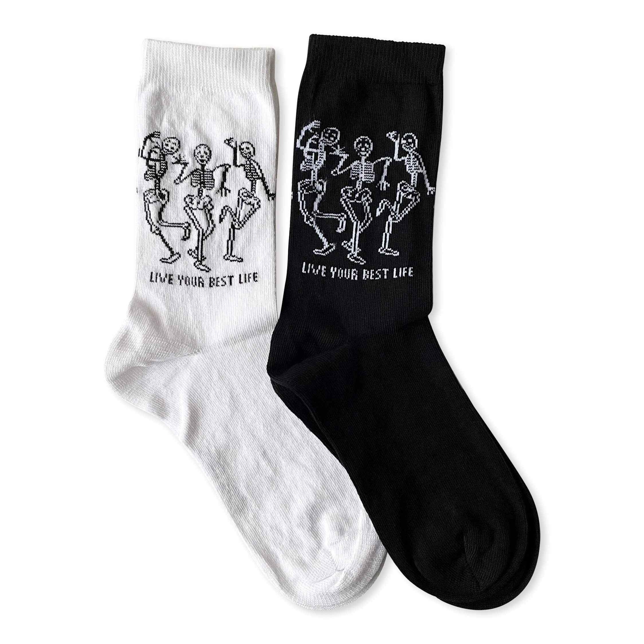 Skeleton Socks Dancing Skeleton Socks Dia De Los Muertos Socks Day of Death Socks Halloween Socks Funny Socks Novelty Socks Etsy