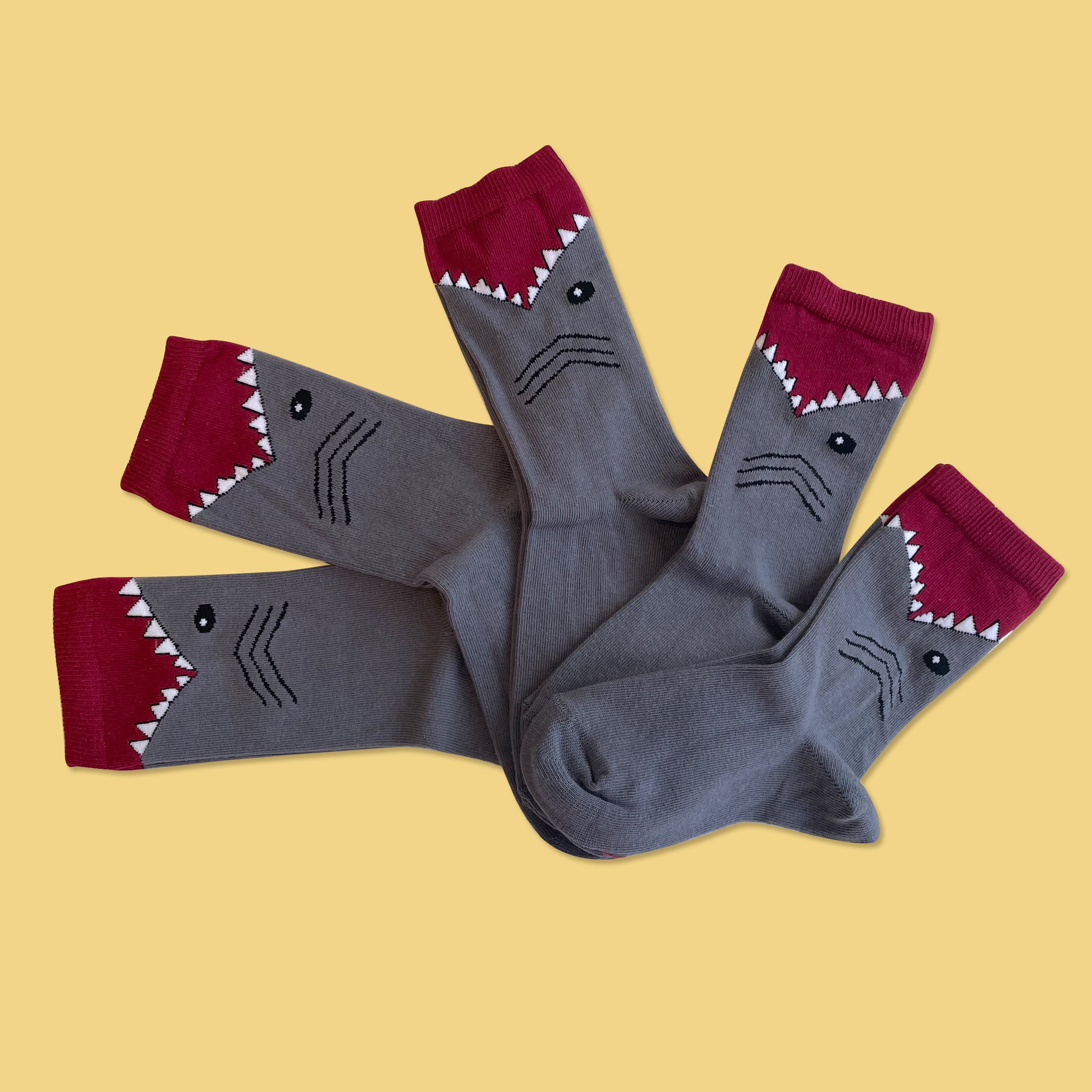 Shark Socks, Shark Design, Shark Gift, Shark Bite Socks, for Whole ...
