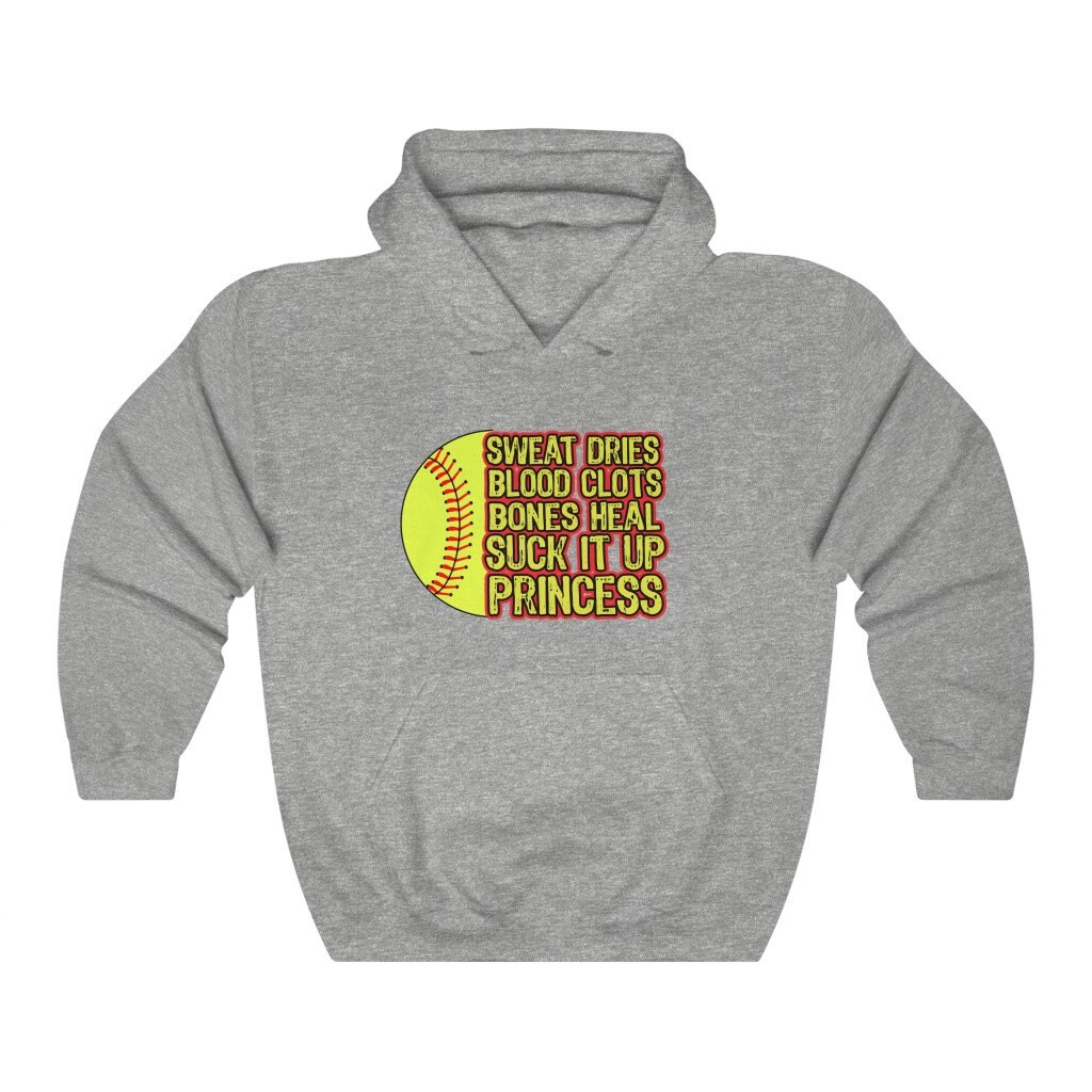 Softball Gift / Girls Softball Hoodie / Inspirational Message / Women's ...