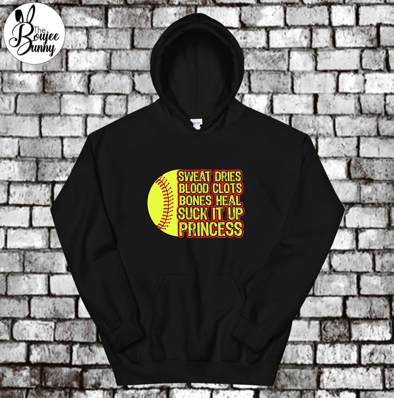 Softball Gift / Girls Softball Hoodie / Inspirational Message / Women's ...