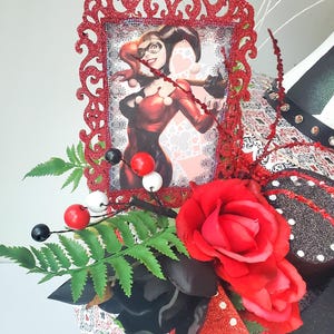 Jester-themed Centerpiece With Playing Cards & Roses Unique Harlequin ...