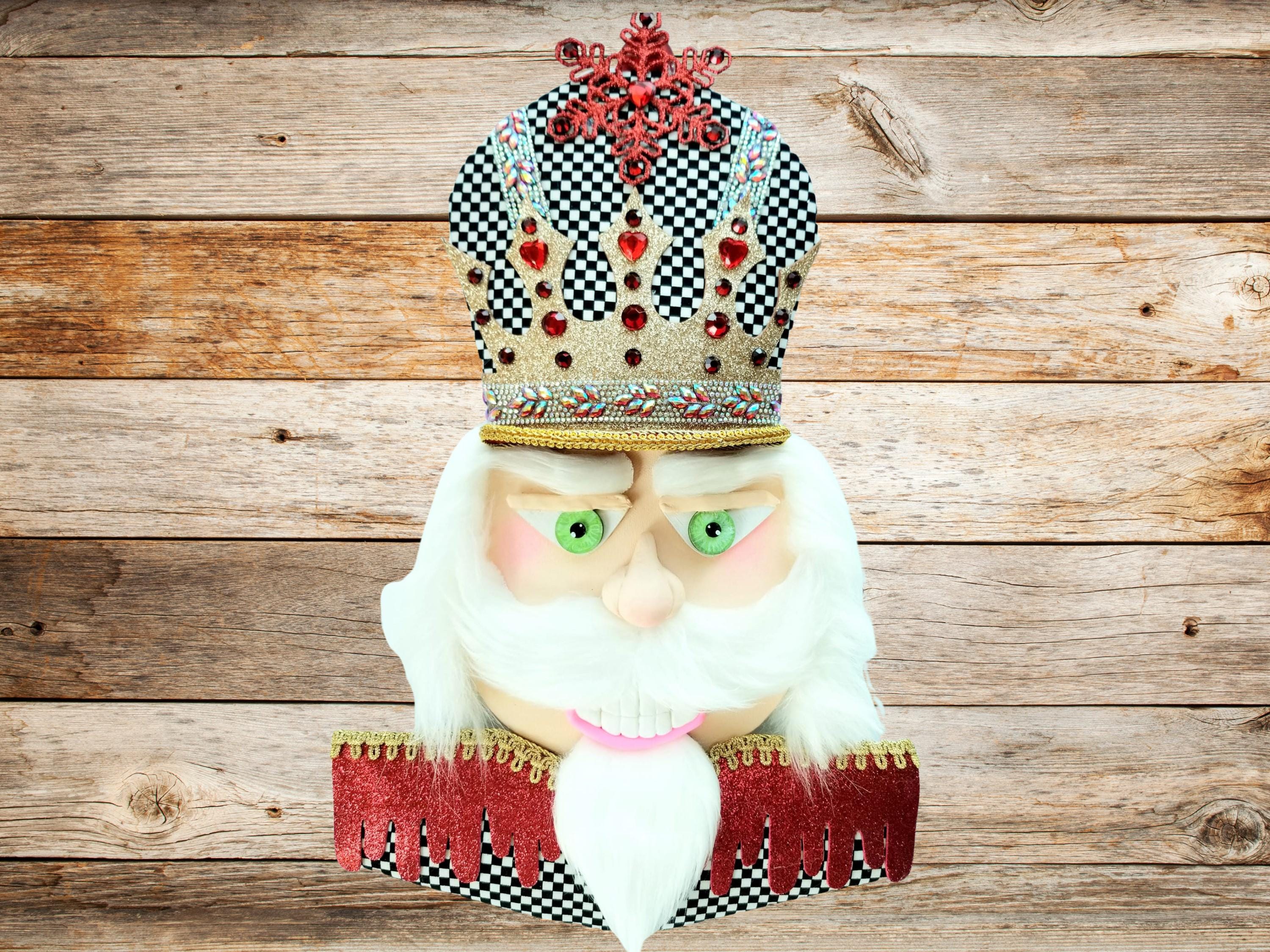 Nutcracker Wreath Attachment: Handmade Christmas Door Decor - Etsy
