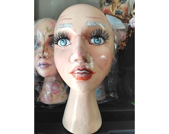 Mrs. Claus Mannequin Head - Etsy