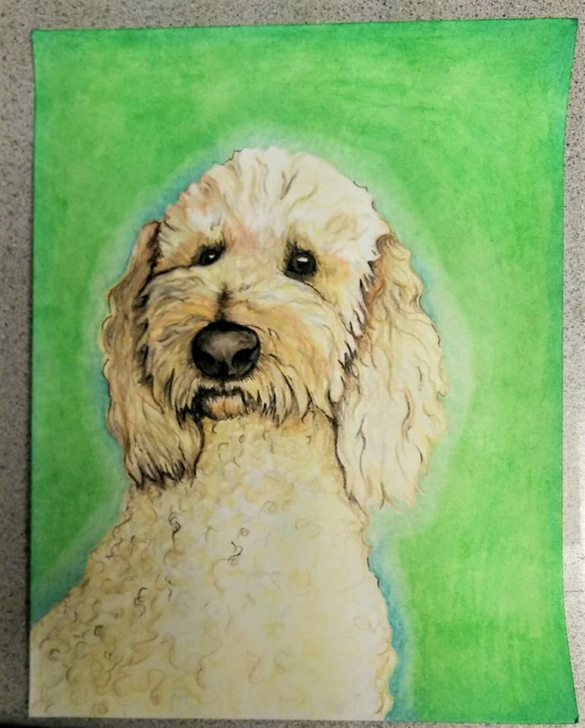 Custom Chalk Pastel Pet Portraits - Etsy