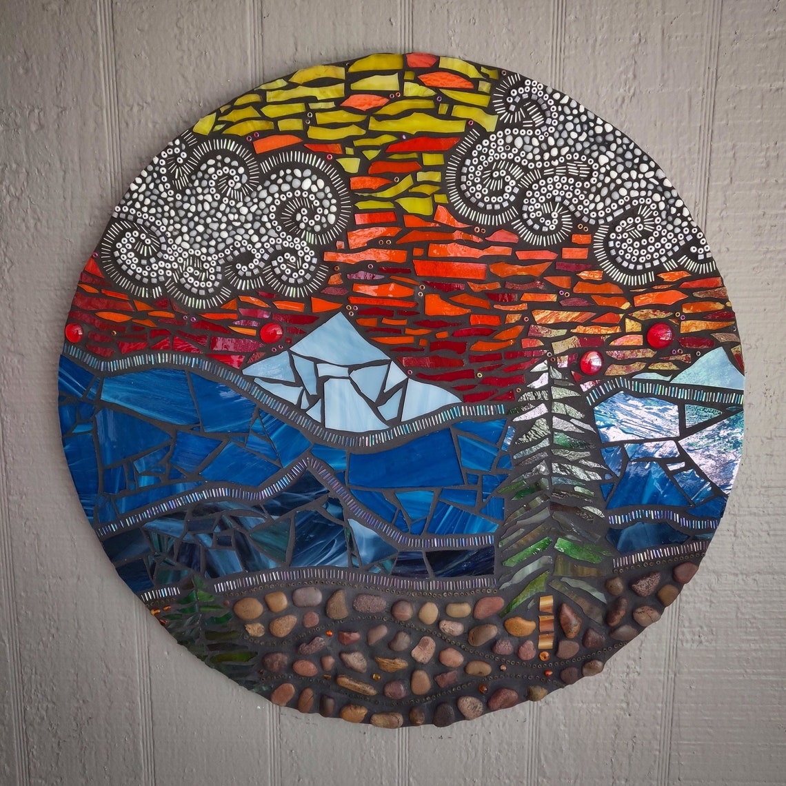 CUSTOM Mosaic Landscapes | Etsy