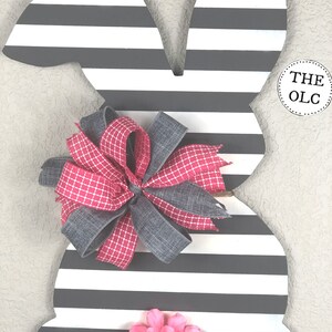 Unfinished Bunny Rabbit Wood Cut Out Unfinished Wooden Door | Etsy