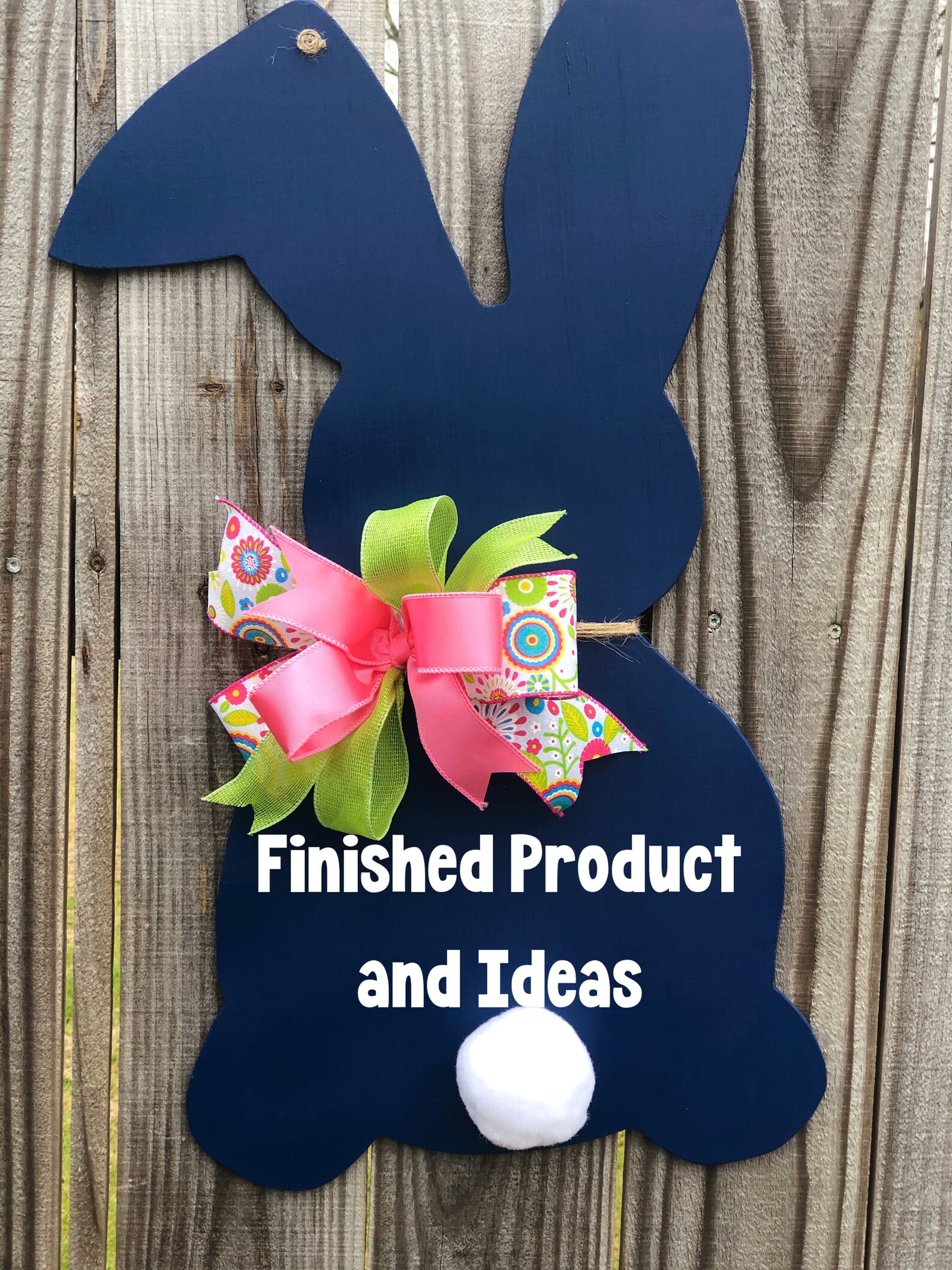 Unfinished Bunny Rabbit Wood Cut Out Unfinished Wooden Door - Etsy