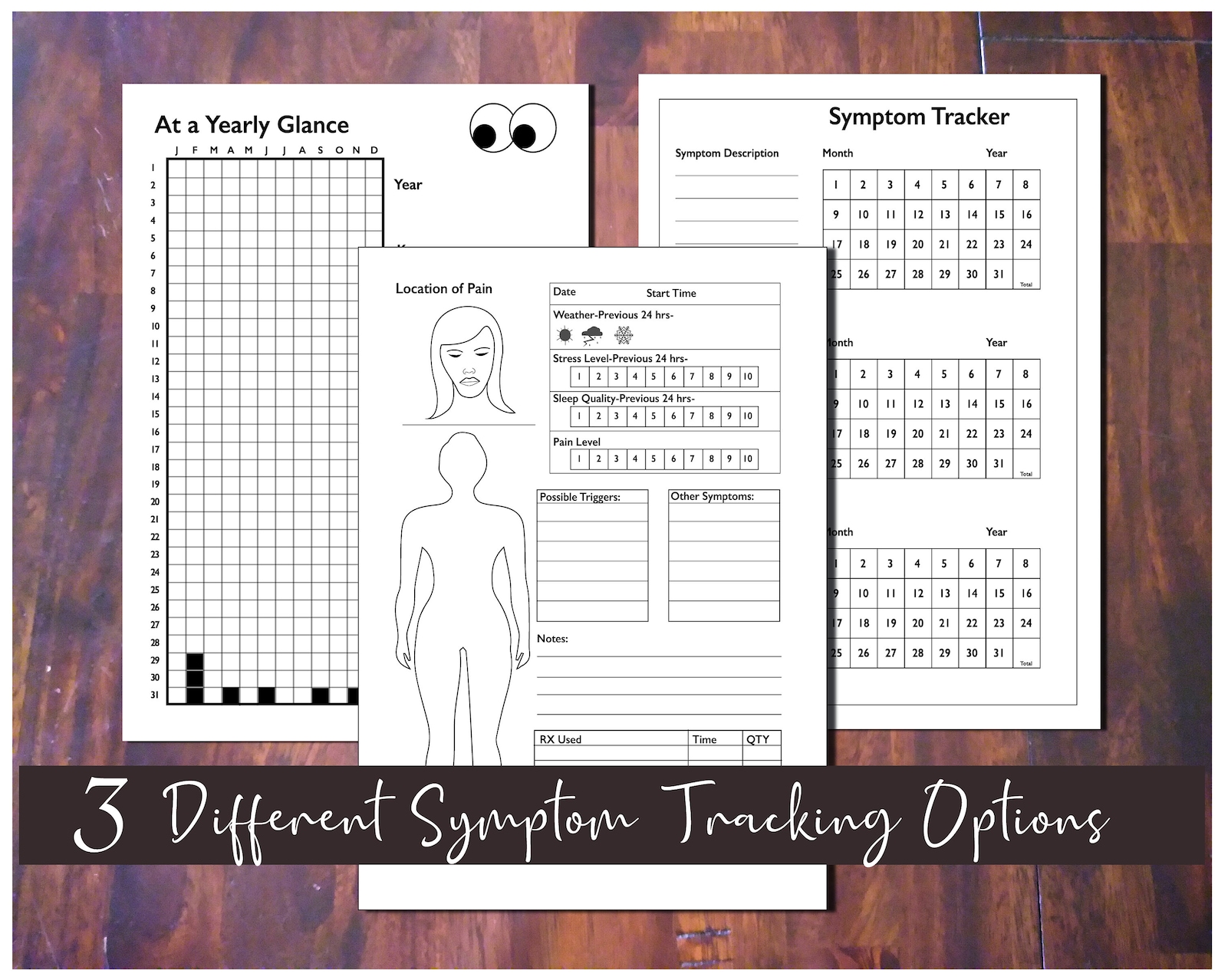 Symptom Tracking Journal - Etsy