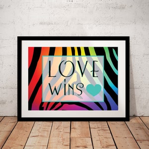 Love Wins--printable Wall Art - Etsy