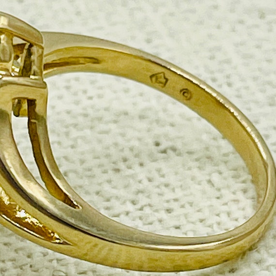 14k Gold Emerald & Diamond Estate Ring – Marquise Cut… - Gem