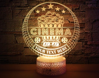 Cinema Light Sign - Etsy