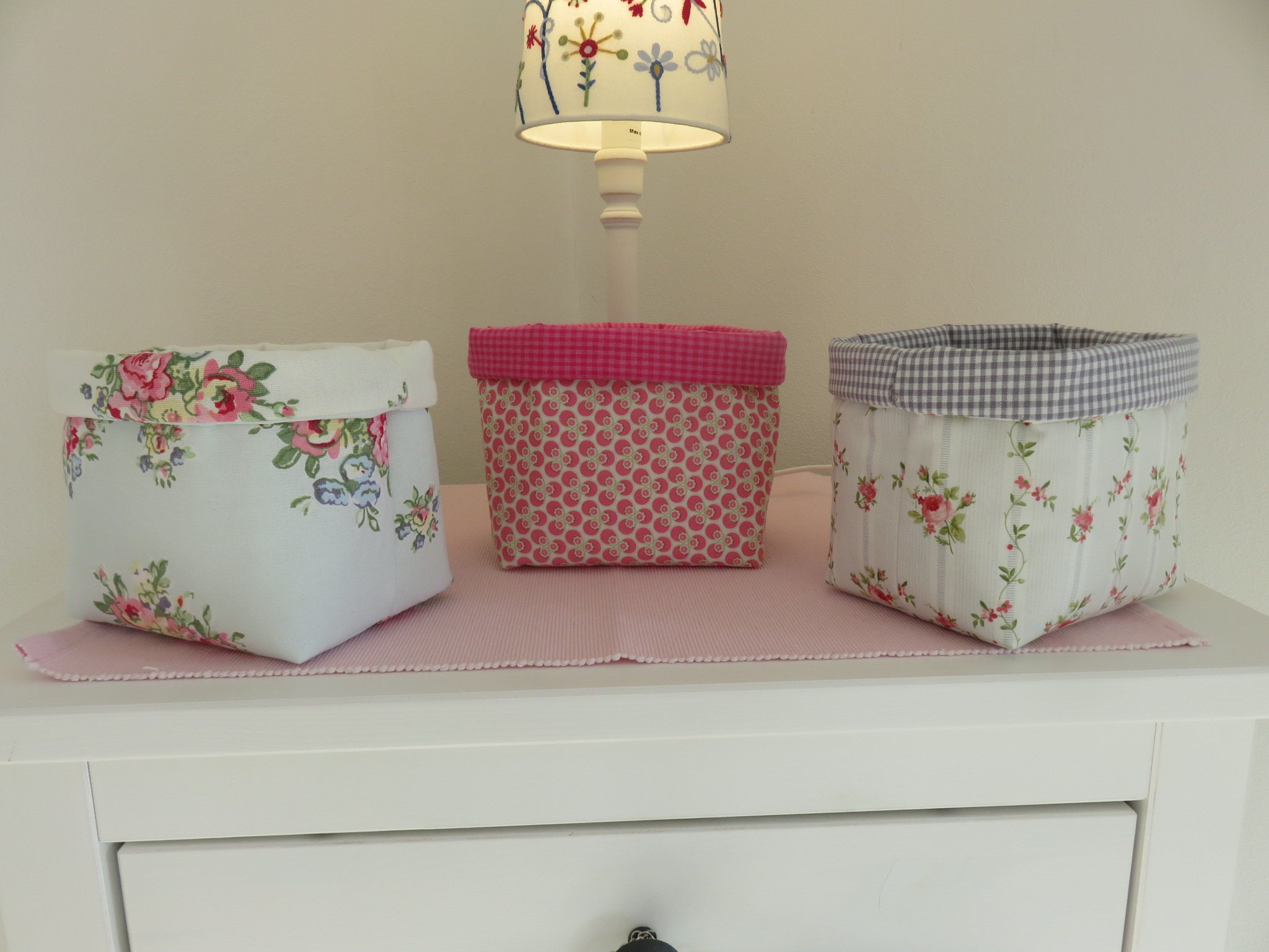 Brotkorb Brotkörbchen klein rot Korb Frühstück genäht - Etsy.de