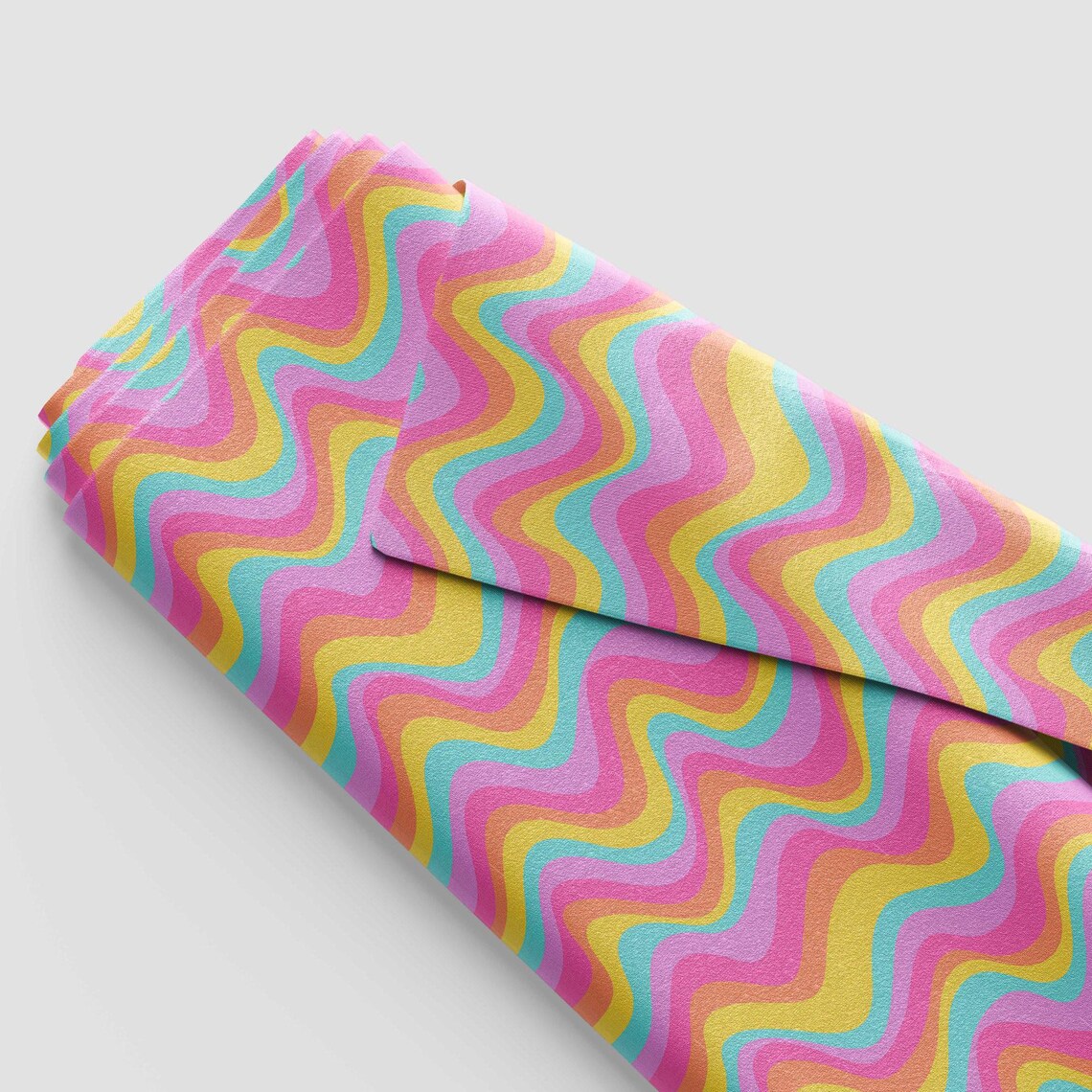 Summer Wavy Seamless Pattern Groovy Seamless Pattern Waves Seamless ...