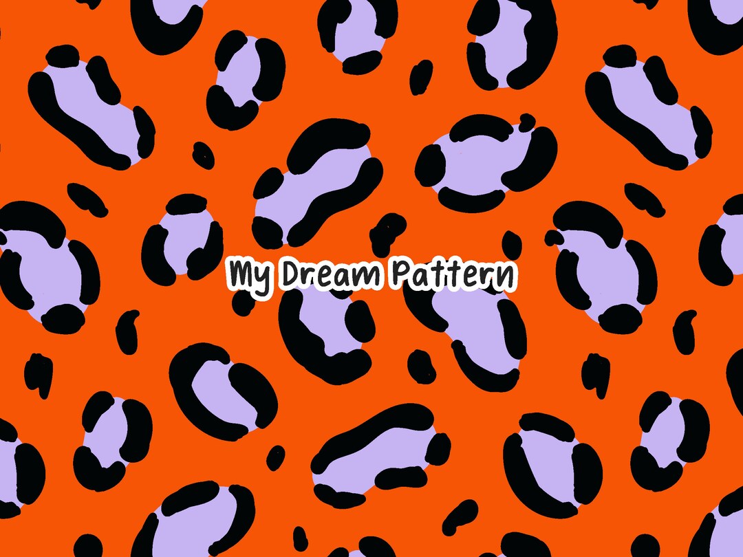 Red Leopard Seamless Pattern Leopard Texture Seamless File Animal Print ...