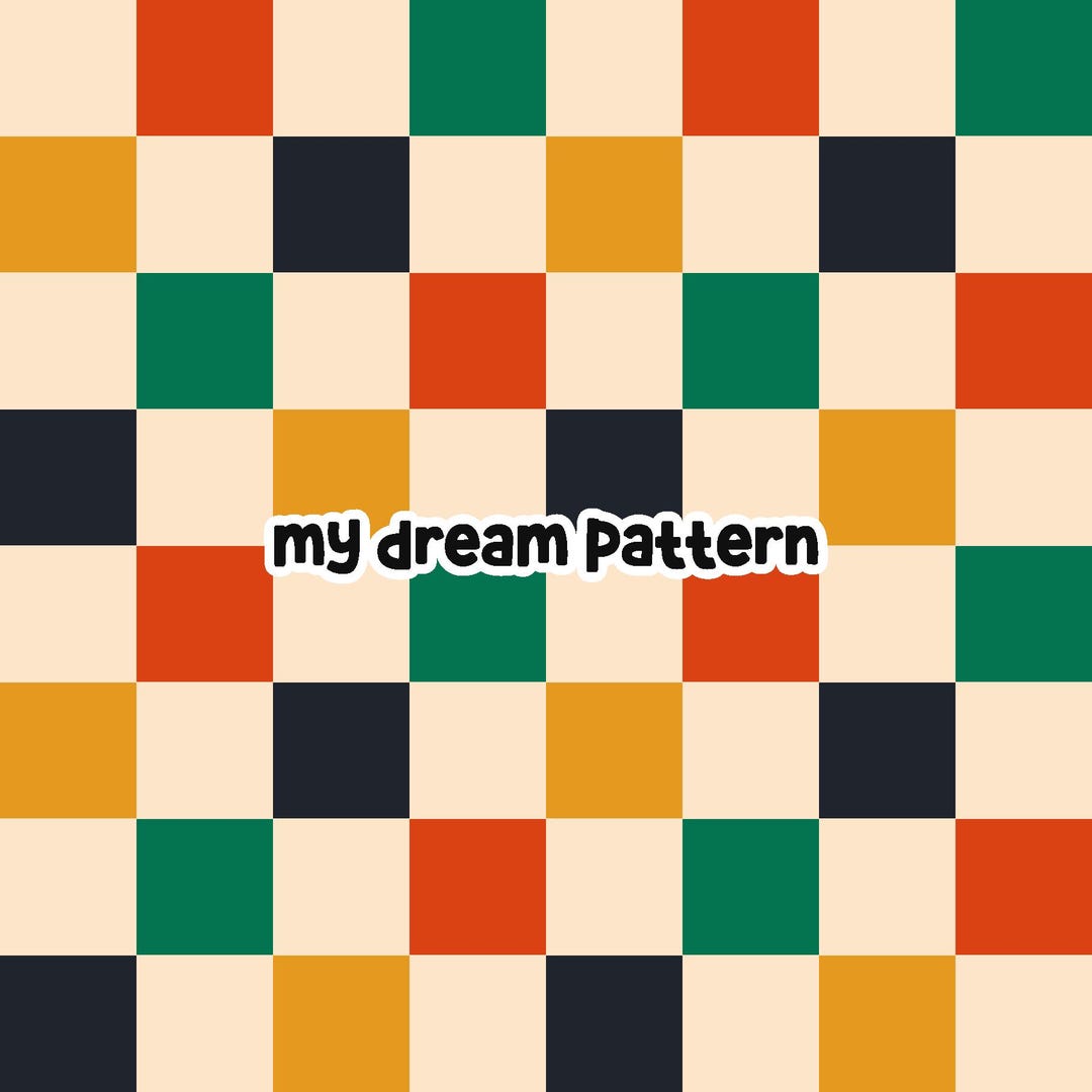 Retro Checkerboard Seamless Pattern Retro Checkered Seamless File. - Etsy